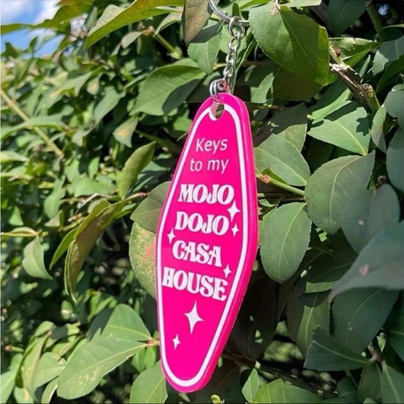 Accessories | Nwt Hotel Style Pink Acrylic Keychain For Barbie Keys To ...